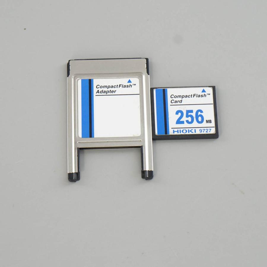 [DW]USED 8日保証 3台入荷 HIOKI 9727 CFC-ADP02 CFC-256MBA(H00AA) Compact Flash ...