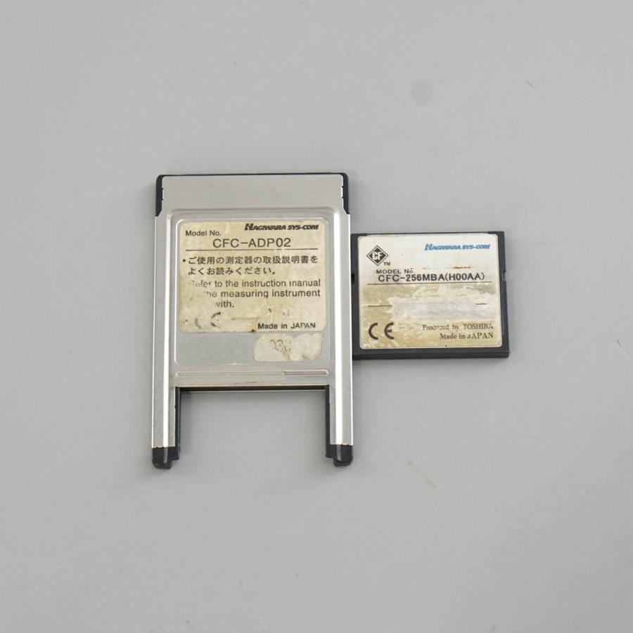 [DW]USED 8日保証 3台入荷 HIOKI 9727 CFC-ADP02 CFC-256MBA(H00AA) Compact Flash ...