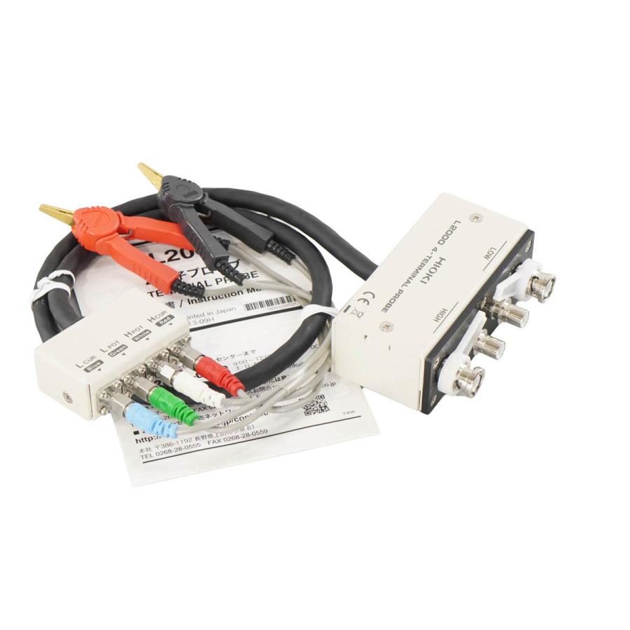 [DW]USED 8日保証 2台入荷 HIOKI L2000 4-TERMINAL PROBE プローブ 取扱説明書[SK03194-0312 ...