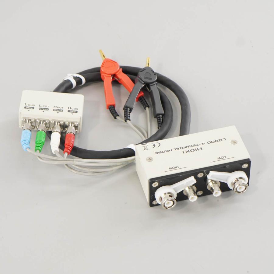 [DW]USED 8日保証 2台入荷 HIOKI L2000 4-TERMINAL PROBE プローブ 取扱説明書[SK03194-0312 ...