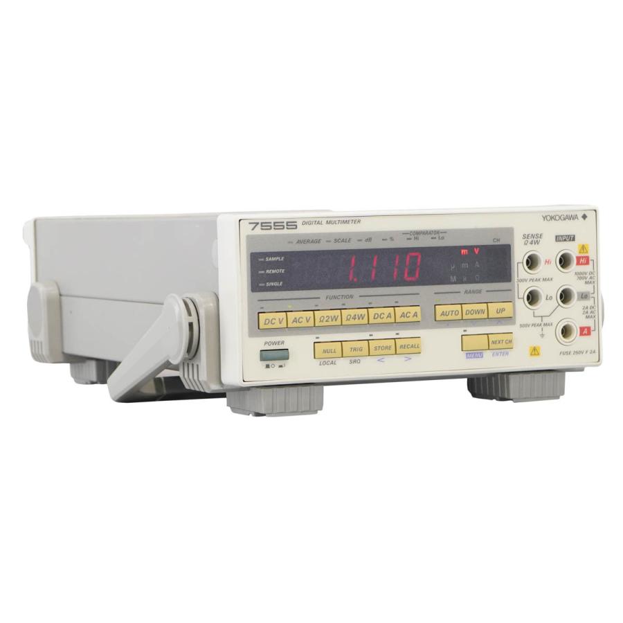[DW]USED 8日保証 YOKOGAWA 7555 DIGITAL MULTIMETER デジタルマルチメーター[ST03232-0130 ...