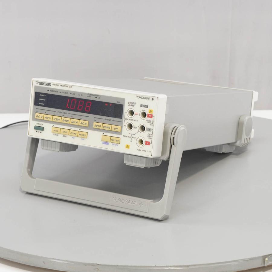 [DW]USED 8日保証 YOKOGAWA 7555 DIGITAL MULTIMETER デジタルマルチメーター[ST03232-0130 ...