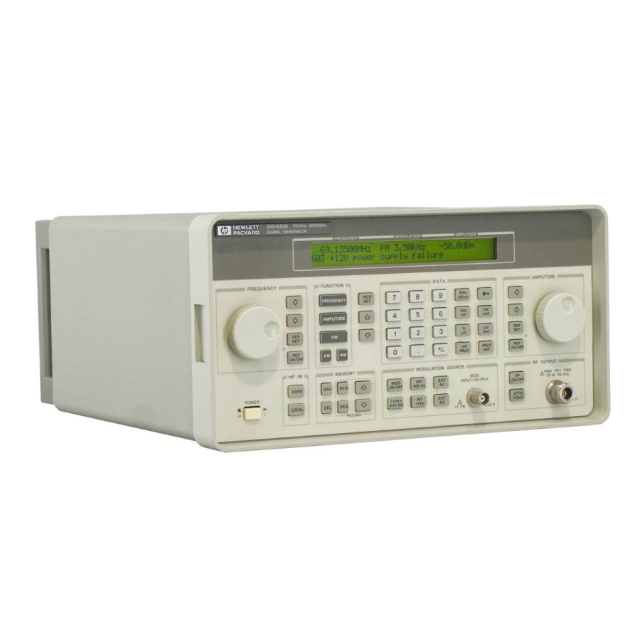 [JB]USED 現状販売 HP 8648B SIGNAL GENERATOR シグナルジェネレーター OPT 1E5 100kHz ...