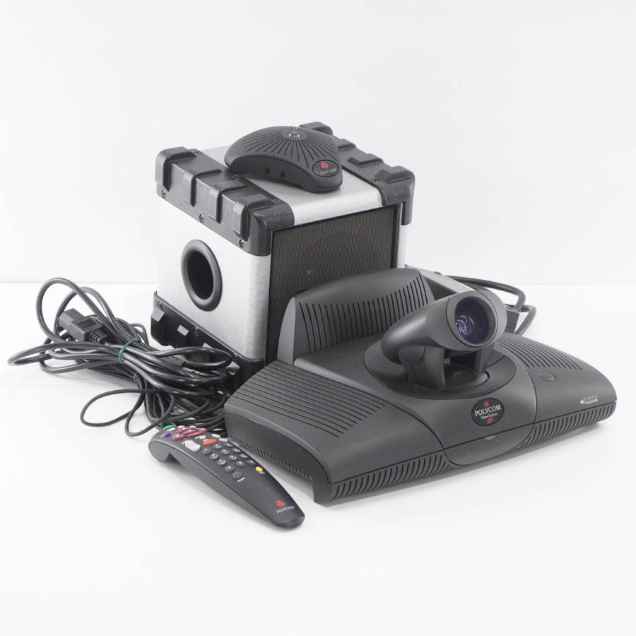 [JB]USED 現状販売 セット POLYCOM PVS-14XX-S SSC-20A View Station SP テレビ会議システム ACアダプター リモコン[ST03254-0121 ...