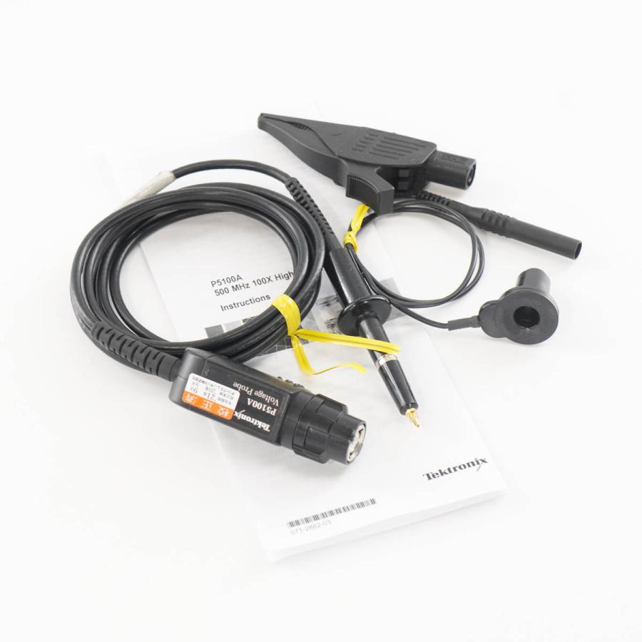 [DW]8日保証 09/2020CAL Tektronix P5100A Voltage Probe プローブ 500MHz 取扱説明書 ...