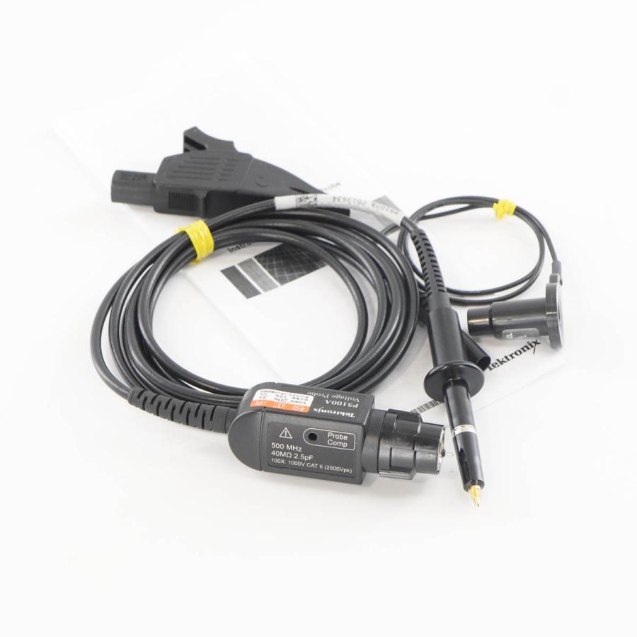 [DW]8日保証 03/2019CAL Tektronix P5100A Voltage Probe プローブ 500MHz 取扱説明書 ...