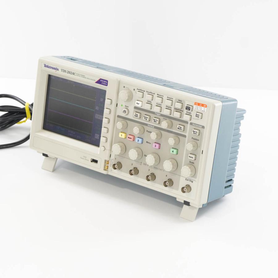 [DW]USED 8日保証 01/2020CAL Tektronix TDS 2024C TDS2024C DIGITAL STORAGE OSCILLOSCOPE オシロスコープ ...