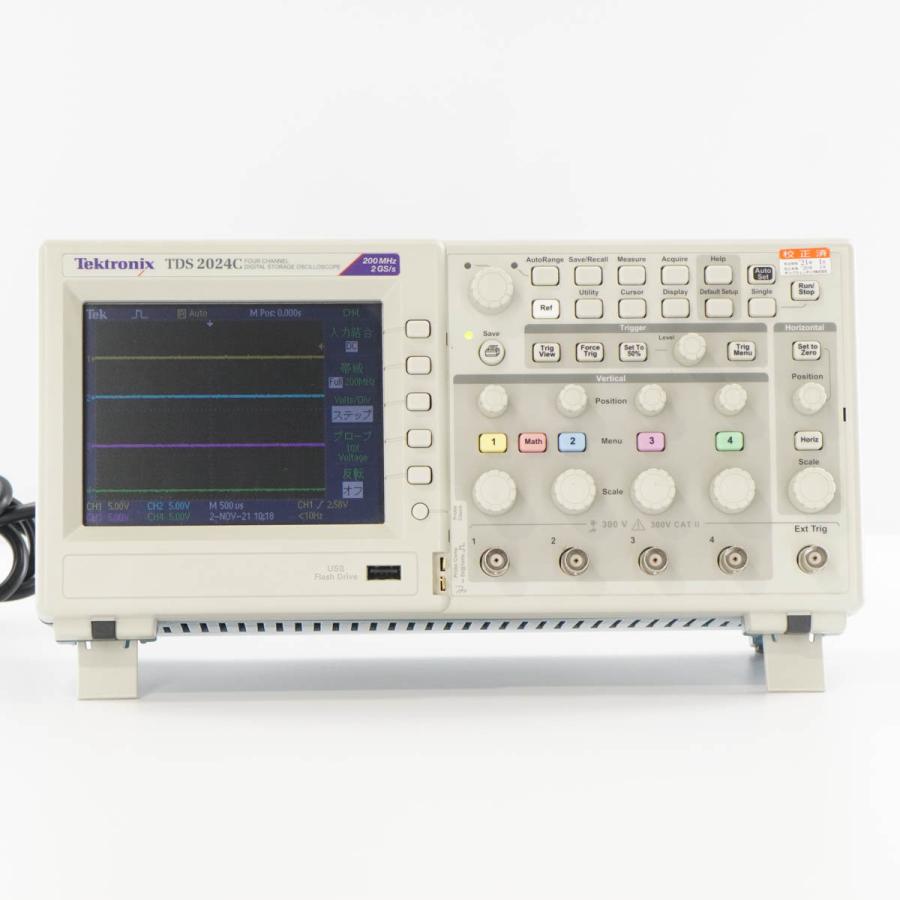 [DW]USED 8日保証 01/2020CAL Tektronix TDS 2024C TDS2024C DIGITAL STORAGE OSCILLOSCOPE オシロスコープ ...