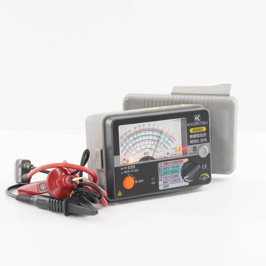 [JB]USED 現状販売 KYORITSU 3315 4RANGE INSULATION TESTER[ST03287-0059] : ソク ...