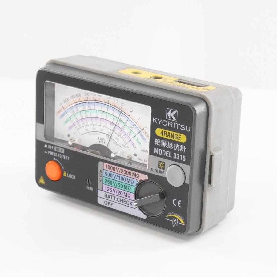 [JB]USED 現状販売 KYORITSU 3315 4RANGE INSULATION TESTER[ST03287-0059] : ソク ...