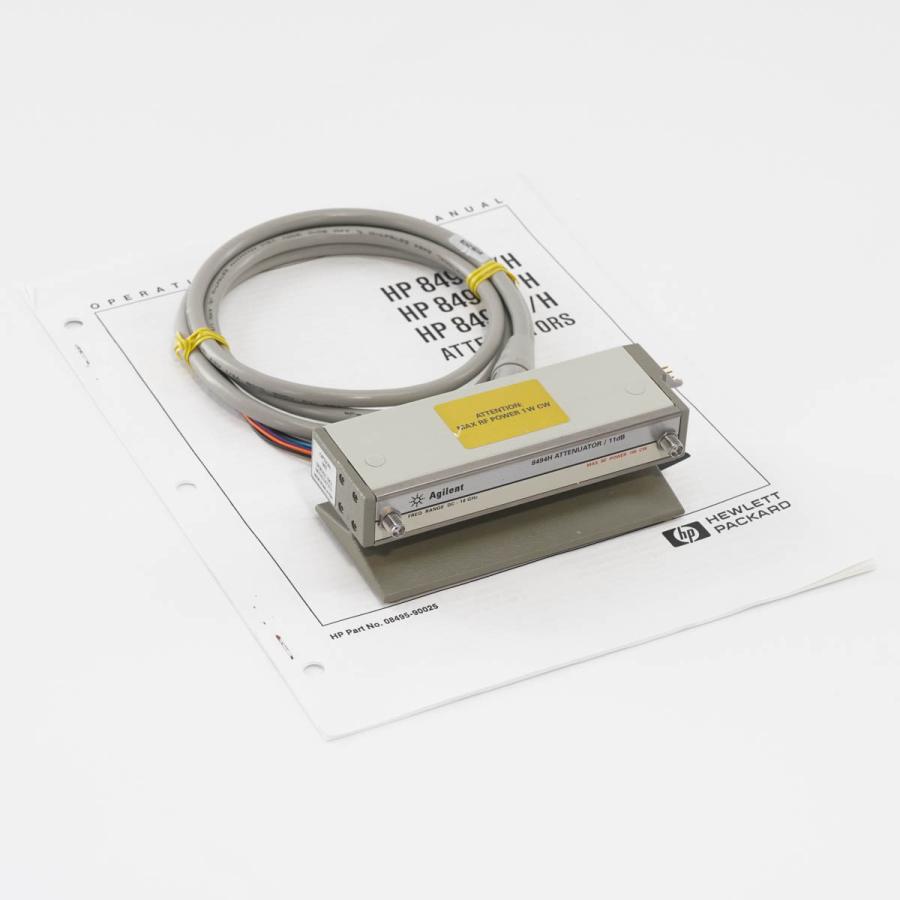 [DW]USED 8日保証 Agilent 8494H ATTENUATOR プログラマブルアッテネーター OPT 002 DC-18GHz ...