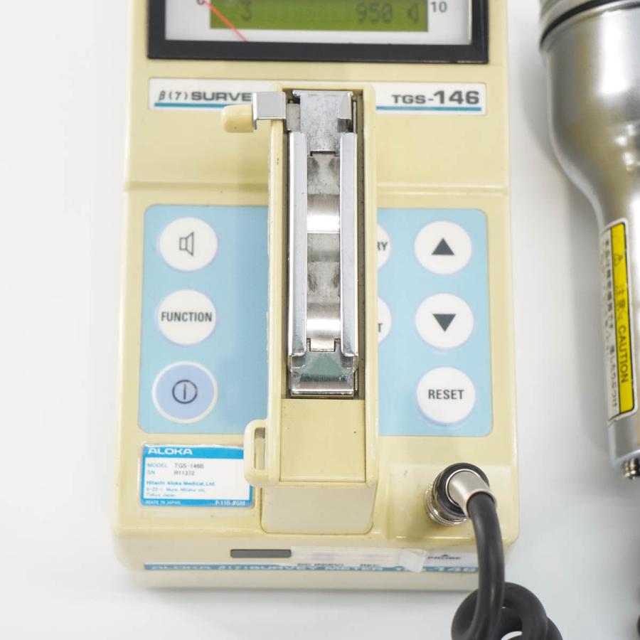 [DW]USED 8日保証 ALOKA TGS-146 TGS-146B SURVEY METER サーベイメーター GP-1029 GM 取扱説明書[ST03287-0318 ...