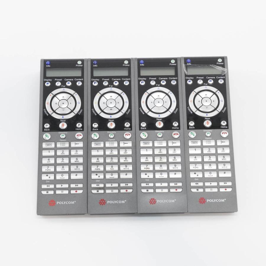 [PG]USED 8日保証 4個セット 動作確認済 POLYCOM MPTZ-6 テレビ会議システム HDXシリーズ用カメラ マイク リモコン ...