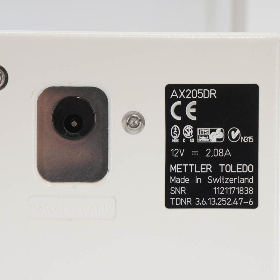 [JB]USED 現状販売 METTLERTOLEDO AX205DR 多機能型分析天びん 天秤 ACアダプター[ST03359-0010 ...