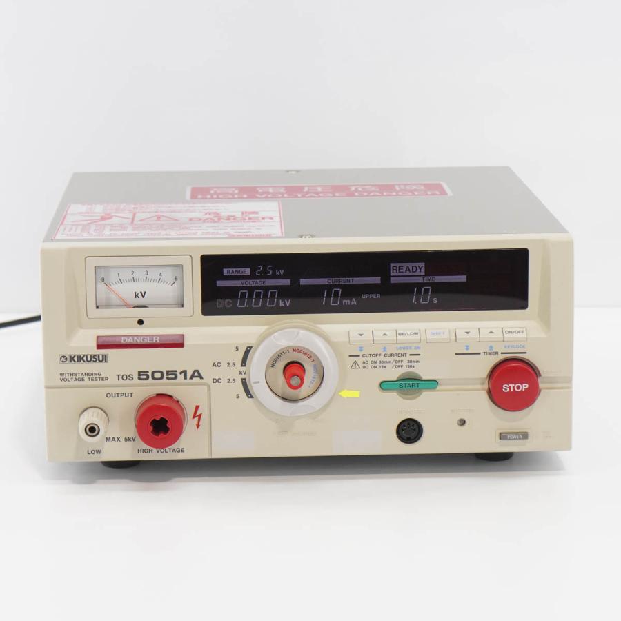 [DW]USED 8日保証 KIKUSUI TOS 5051A TOS5051A WITHSTANDING VOLTAGE TESTER ...