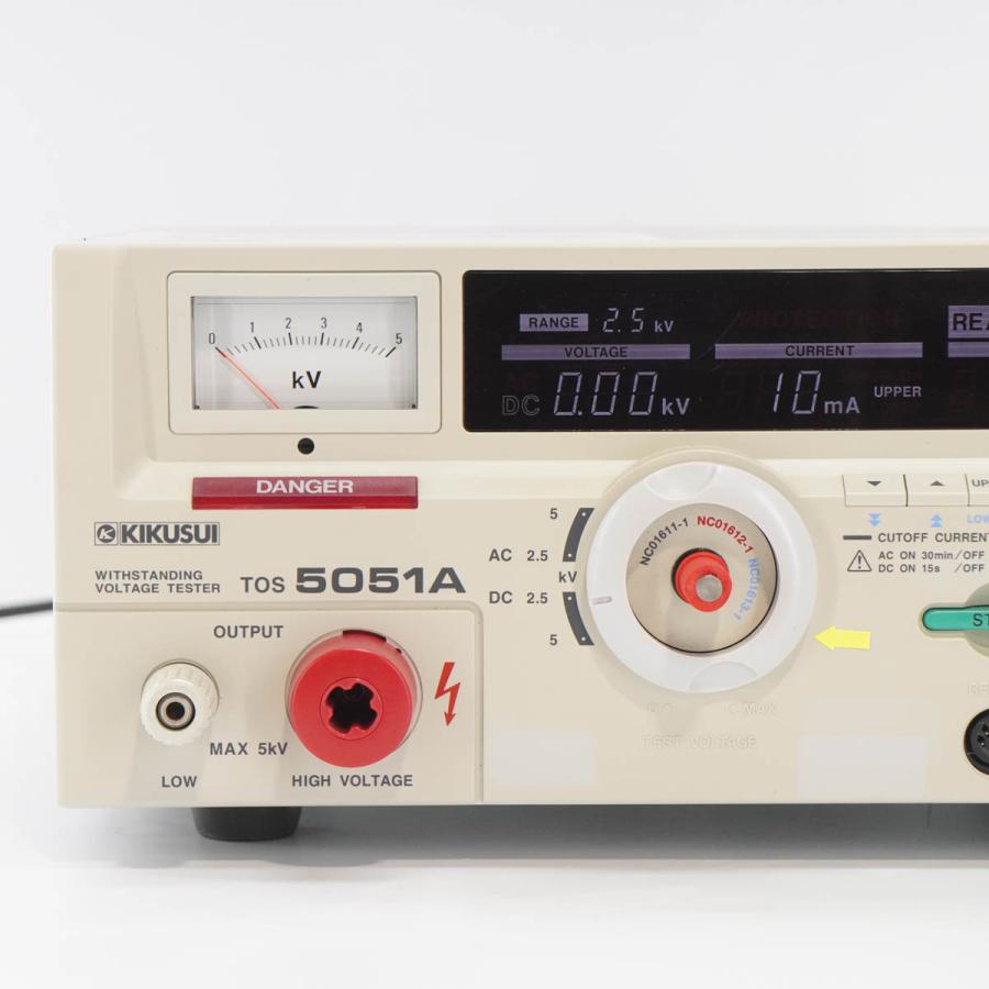 [DW]USED 8日保証 KIKUSUI TOS 5051A TOS5051A WITHSTANDING VOLTAGE TESTER ...