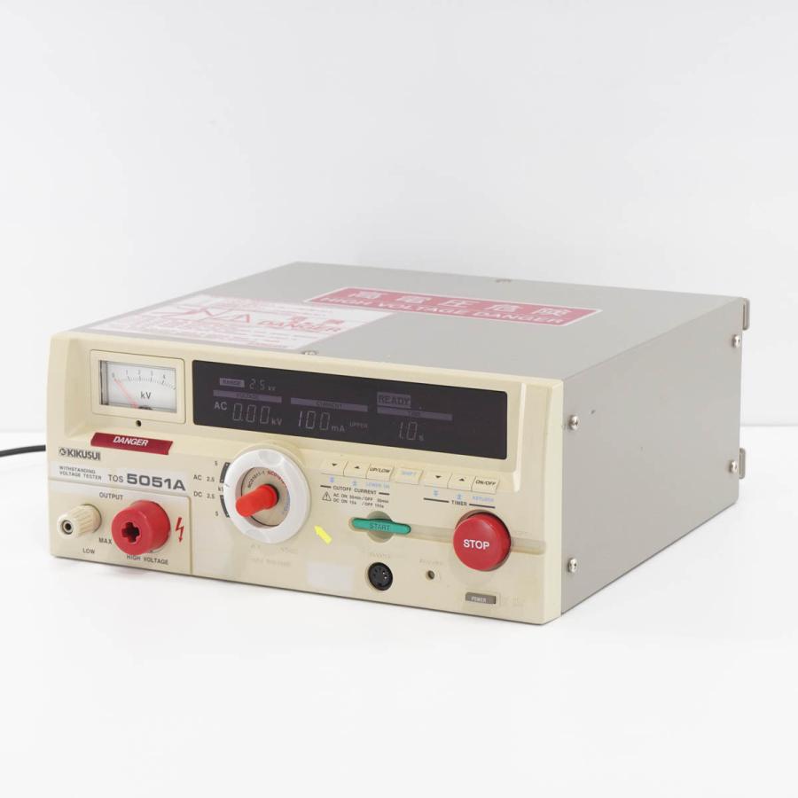 [DW]USED 8日保証 KIKUSUI TOS 5051A TOS5051A WITHSTANDING VOLTAGE TESTER 取扱 ...