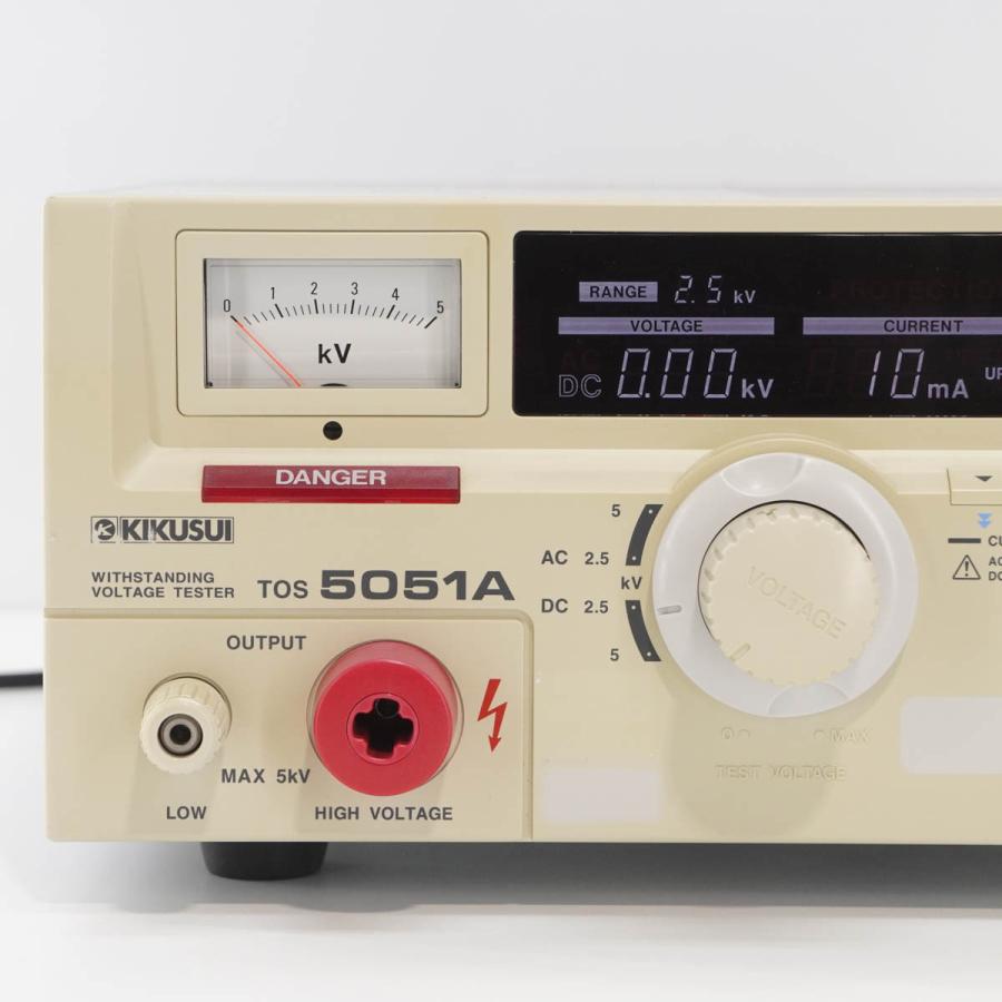 [DW]USED 8日保証 KIKUSUI TOS 5051A TOS5051A WITHSTANDING VOLTAGE TESTER ...