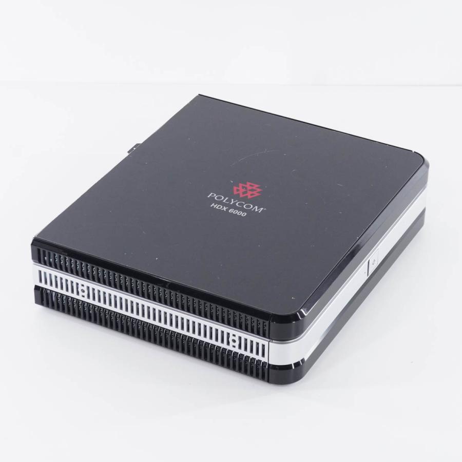 [PG]USED 8日保証 6台入荷 セット 動作確認済 POLYCOM HDX 6000 HD NTSC テレビ会議システム MPTZ-9 電源コード リモコン[SK03458-0191 ...