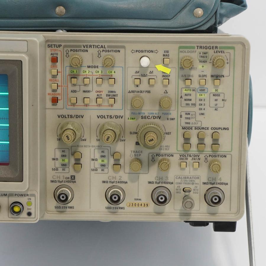 [DW]USED 8日保証 Tektronix 2467B OSCILLOSCOPE オシロスコープ 400MHz 電源コード[ST03479 ...