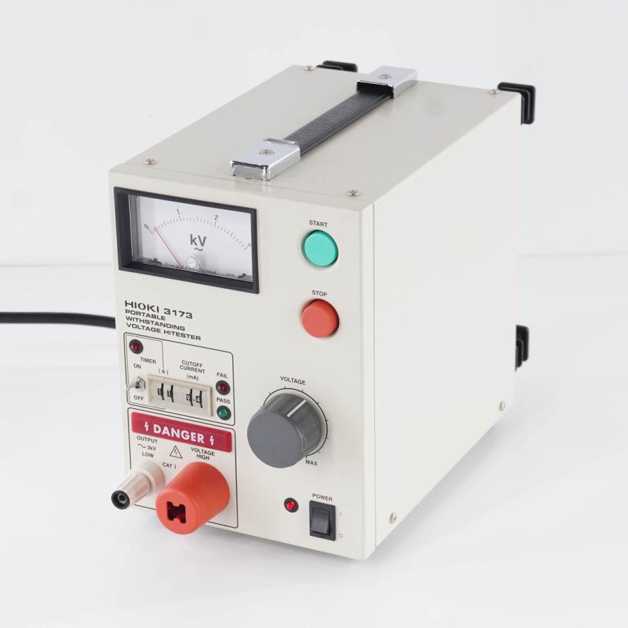 [JB]USED 現状販売 HIOKI 3173 PORTABLE WITHSTANDING VOLTAGE HiTESTER 電源コード ...