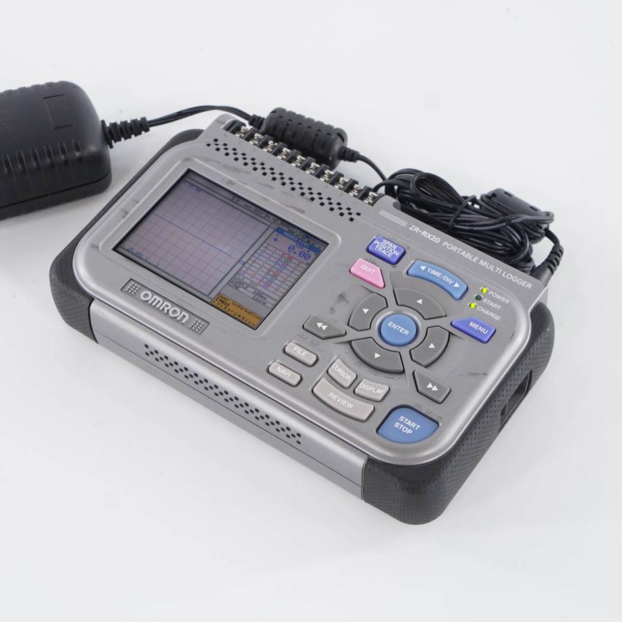 [DW]USED 8日保証 OMRON ZR-RX20 PORTABLE MULTI LOGGER ポータブルマルチロガー データロガー ACアダプター ソフトウェ...[ST03493 ...