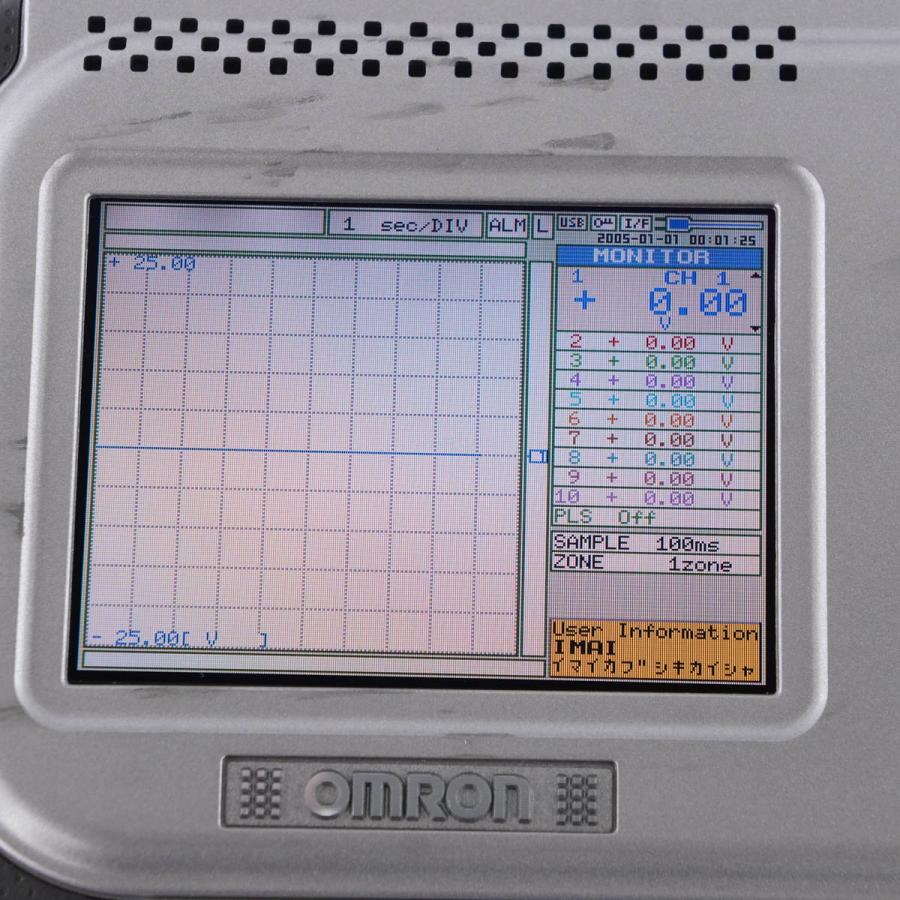 [DW]USED 8日保証 OMRON ZR-RX20 PORTABLE MULTI LOGGER ポータブルマルチロガー データロガー ACアダプター ソフトウェ...[ST03493 ...