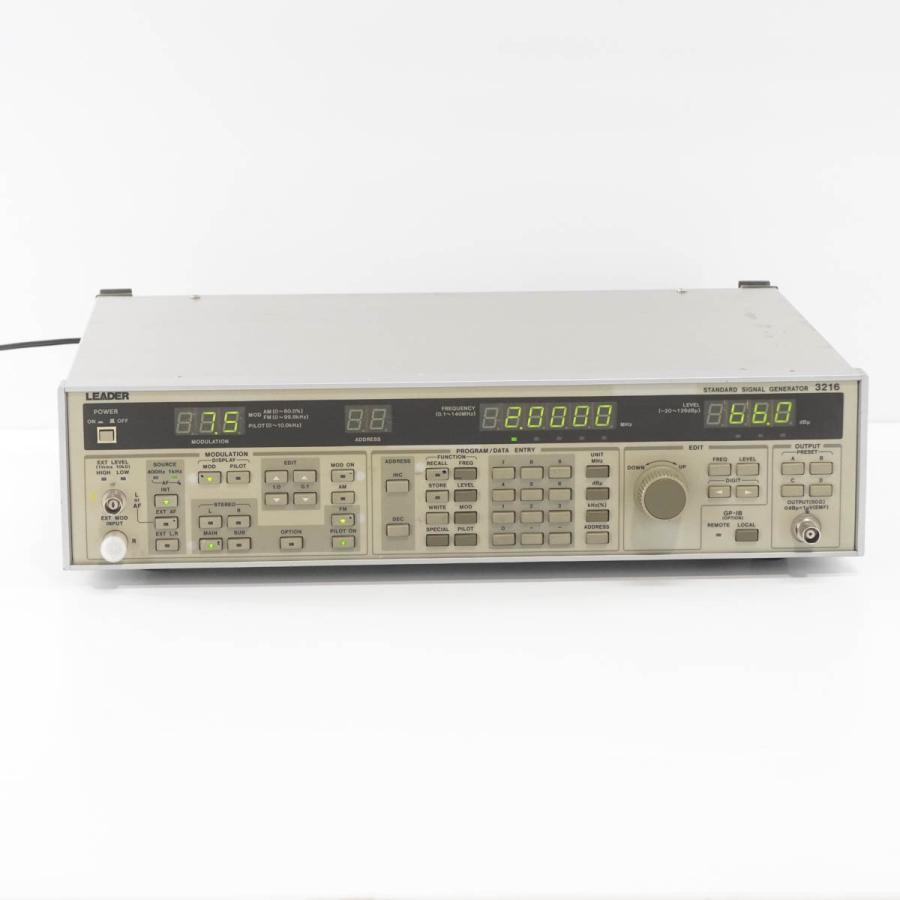 [DW]USED 8日保証 校正2022年6月まで有効 LEADER 3216 STANDARD SIGNAL GENERATOR ...