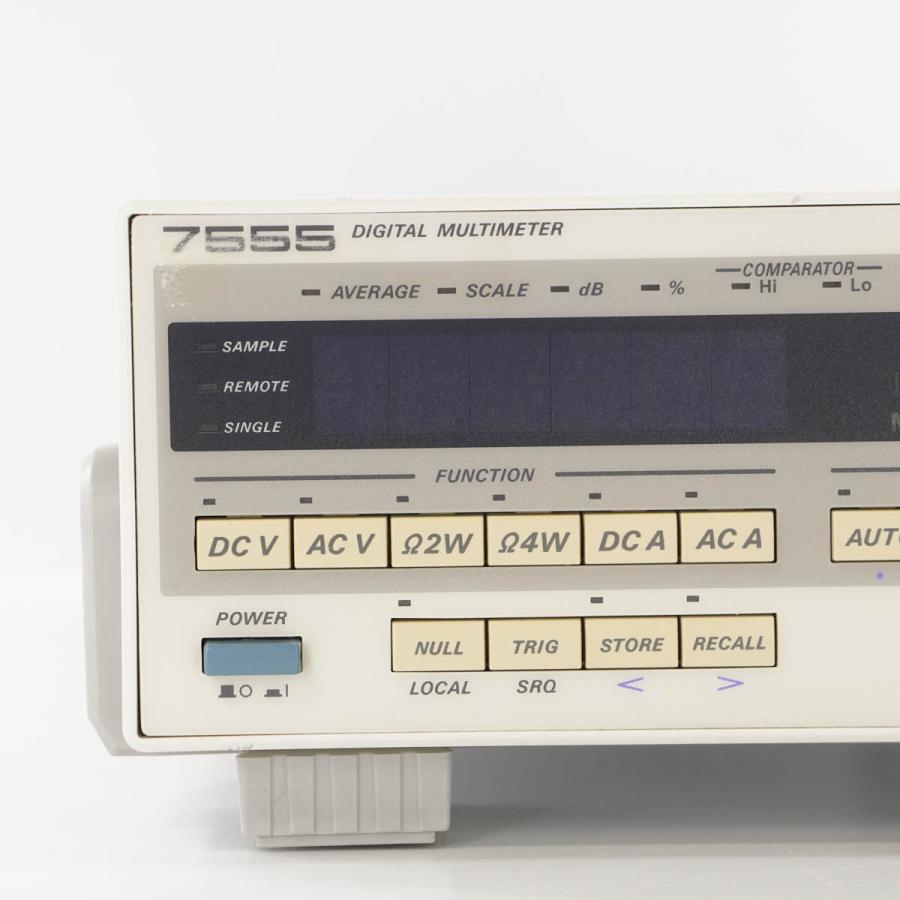 [JB]USED 現状販売 YOKOGAWA 7555 755501-1-M/C1 DIGITAL MULTIMETER デジタルマルチ ...