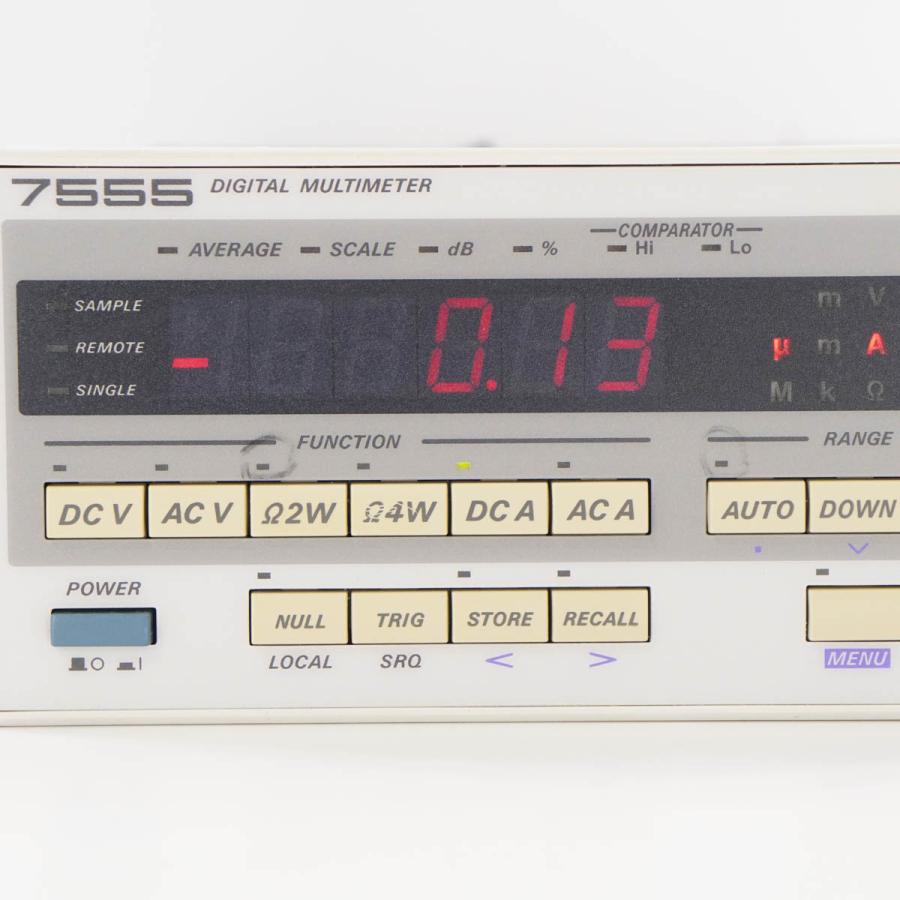 [JB]USED 現状販売 YOKOGAWA 7555 755501-1-M/C1 DIGITAL MULTIMETER デジタルマルチ ...
