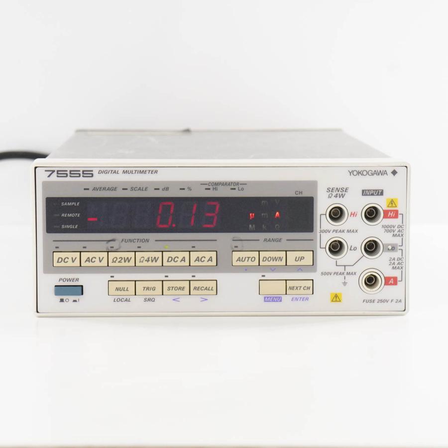 [JB]USED 現状販売 YOKOGAWA 7555 755501-1-M/C1 DIGITAL MULTIMETER デジタルマルチ ...