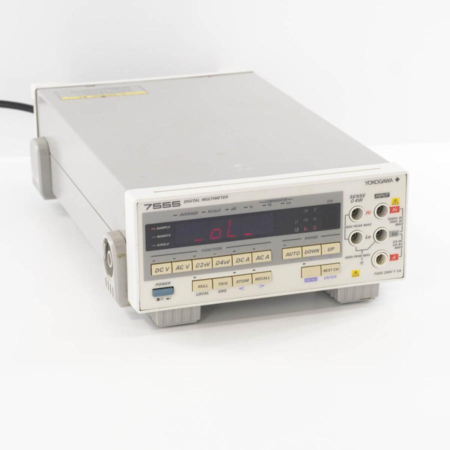 [JB]USED 現状販売 YOKOGAWA 7555 755501-1-M/C1 DIGITAL MULTIMETER デジタルマルチ ...