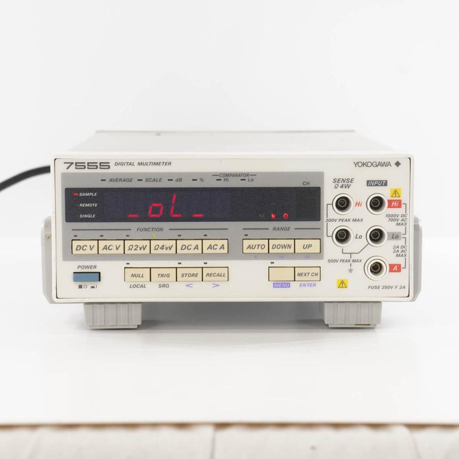 [JB]USED 現状販売 YOKOGAWA 7555 755501-1-M/C1 DIGITAL MULTIMETER デジタルマルチ ...