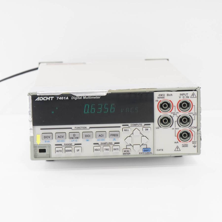 [DW]USED 8日保証 セルフテストOK ADCMT 7461A Digital Multimeter デジタルマルチメーター ...