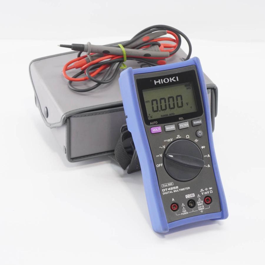 [DW]USED 8日保証 HIOKI DT4252 DIGITAL MULTIMETER デジタルマルチメーター L9207-10 True ...