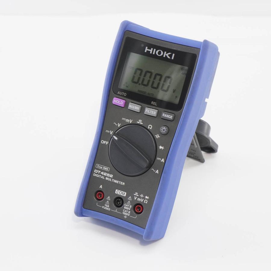 [DW]USED 8日保証 HIOKI DT4252 DIGITAL MULTIMETER デジタルマルチメーター L9207-10 True ...