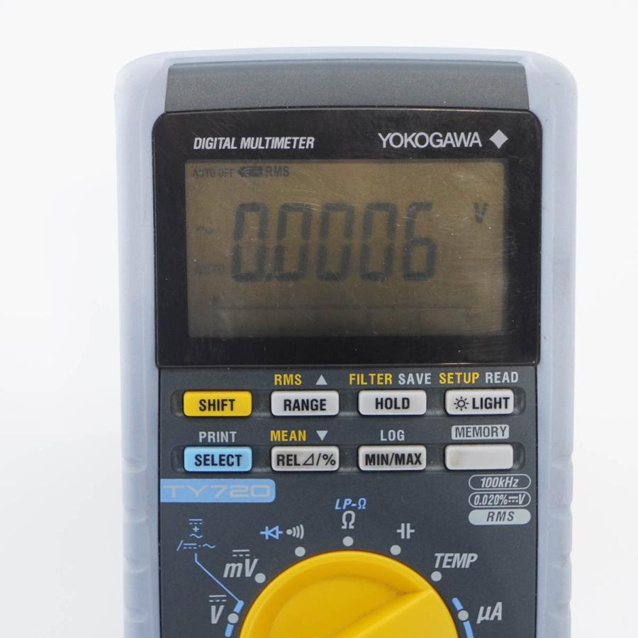 [DW]USED 8日保証 2022年8月次回校正 YOKOGAWA TY720 DIGITAL MULTIMETER デジタルマルチメーター ...