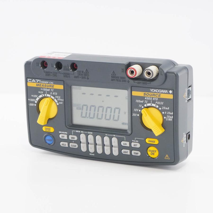 [DW]USED 8日保証 08/2021CAL YOKOGAWA CA71 HANDY CAL ハンディキャル ハンディキャリブレーター ...