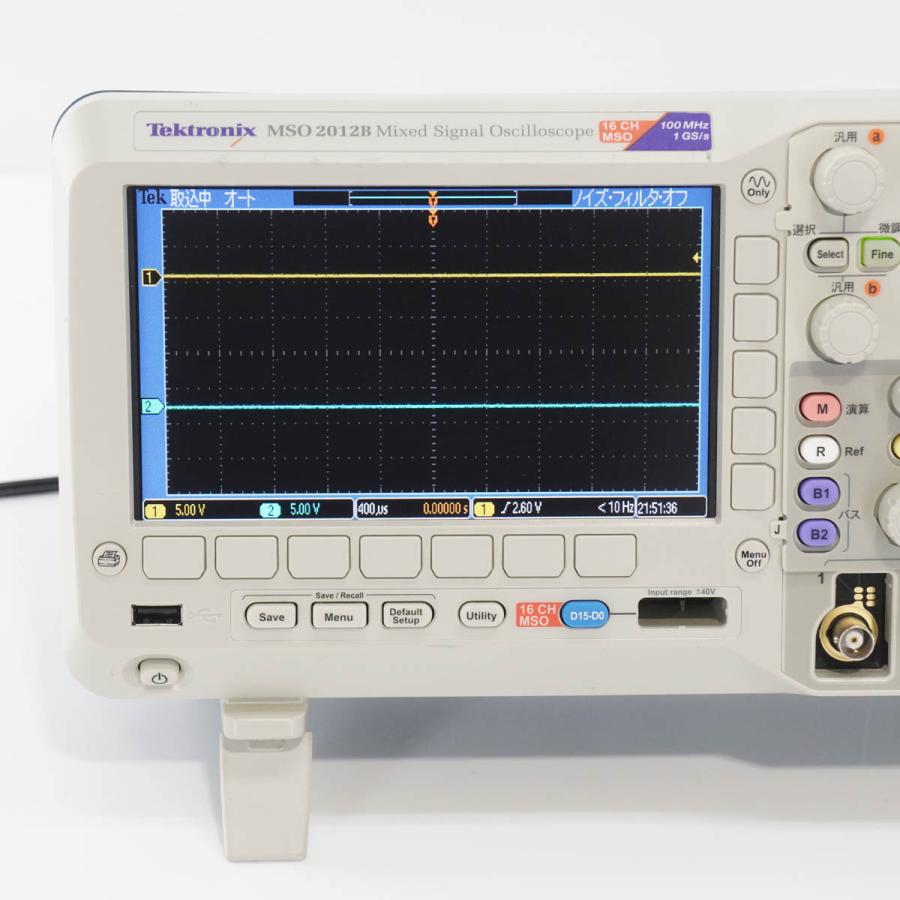 [DW]USED 8日保証 2022年6月次回校正 Tektronix MSO 2012B MSO2012B Mixed Signal ...