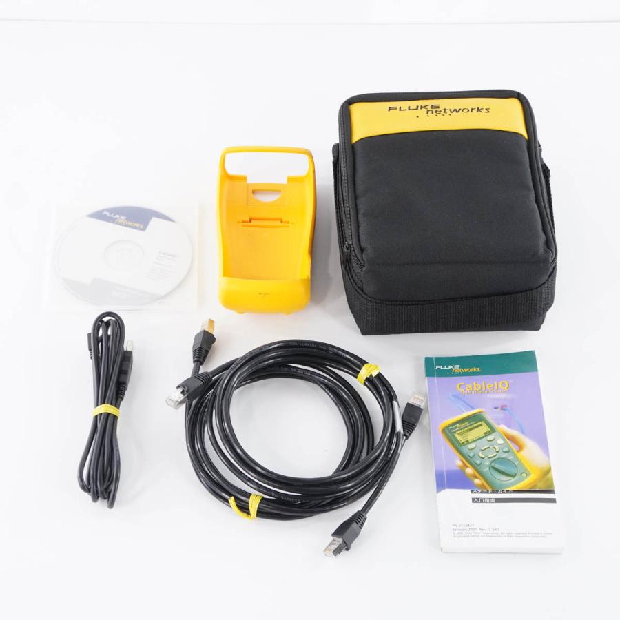 [DW]USED 8日保証 FLUKE CIQ-100 CABLE IQ QUALIFICATION TESTER ケーブルテスター ...