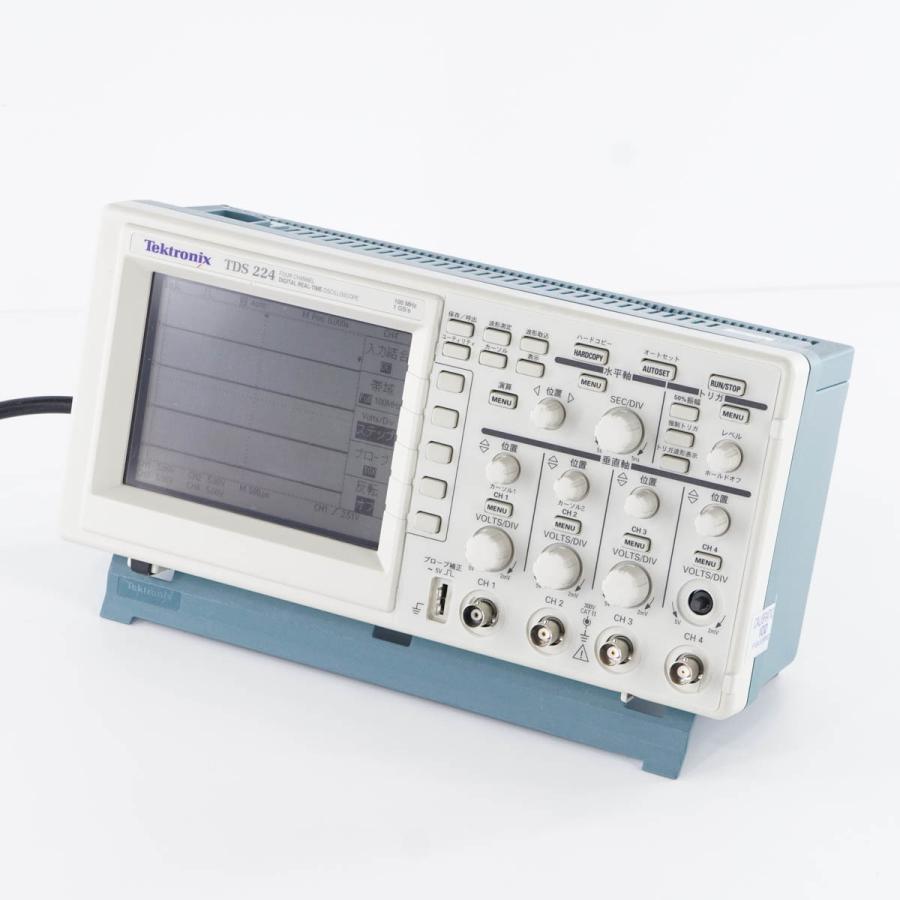 [DW]USED 8日保証 Tektronix TDS 224 TDS224 DIGITAL REAL-TIME OSCILLOSCOPE ...