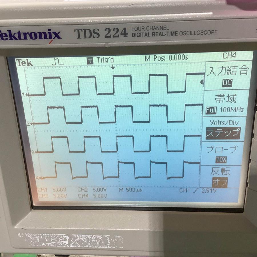 [DW]USED 8日保証 Tektronix TDS 224 TDS224 DIGITAL REAL-TIME OSCILLOSCOPE ...