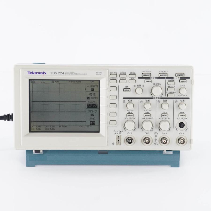 [DW]USED 8日保証 Tektronix TDS 224 TDS224 DIGITAL REAL-TIME OSCILLOSCOPE ...