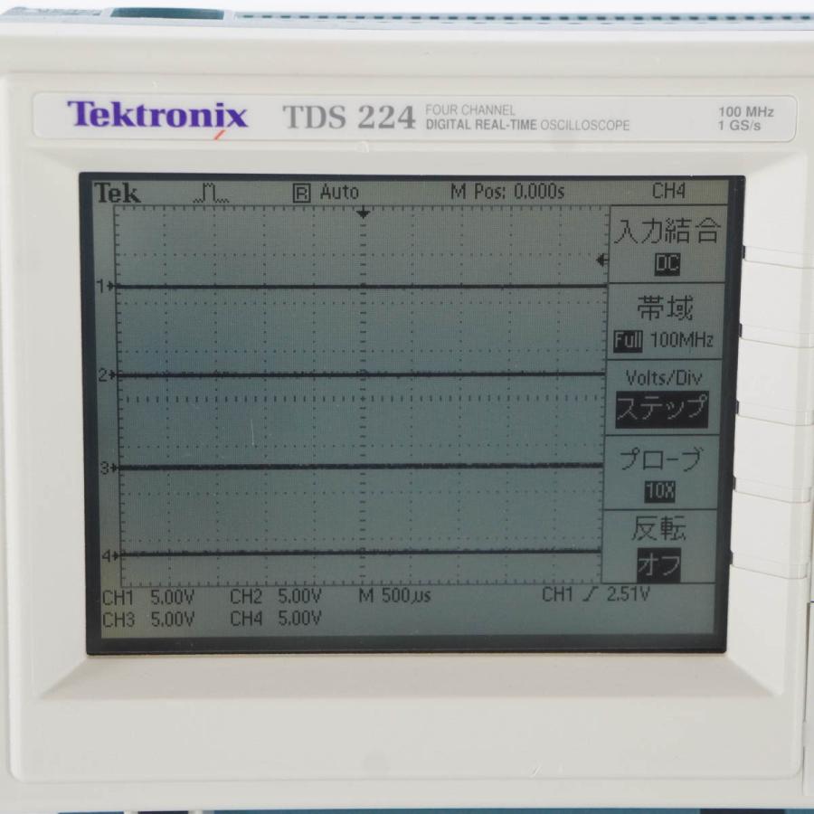 [DW]USED 8日保証 Tektronix TDS 224 TDS224 DIGITAL REAL-TIME OSCILLOSCOPE ...