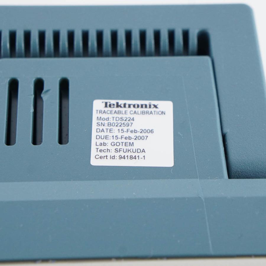 [DW]USED 8日保証 Tektronix TDS 224 TDS224 DIGITAL REAL-TIME OSCILLOSCOPE ...
