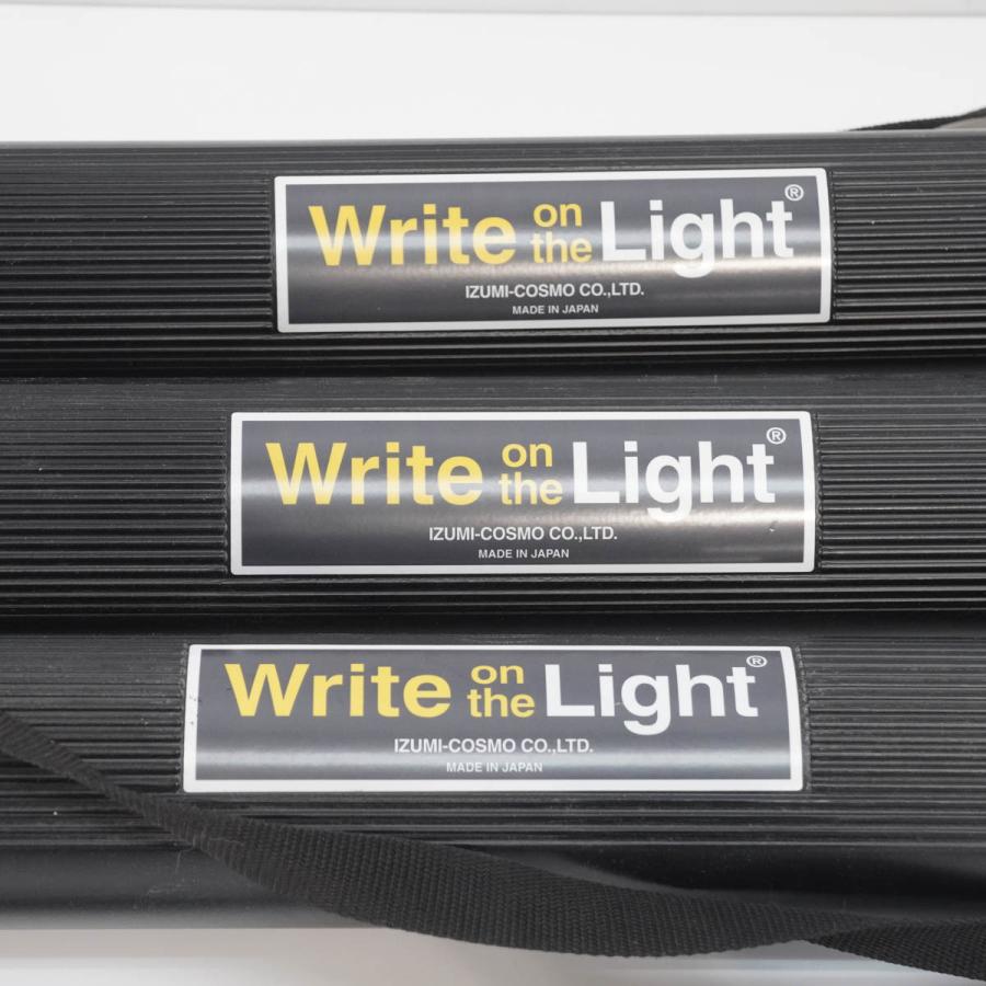 [PG]USED 8日保証 3本セット IZUMI-COSMO Write on the Light マグネットスクリーン 60インチ 約 ...