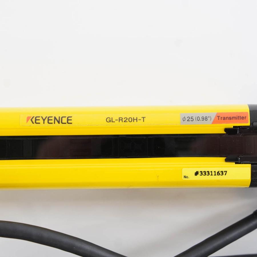 [PG]USED 8日保証 セット KEYENCE GL-R20H-1 GL-R20H-R Transmitter Receiver ...