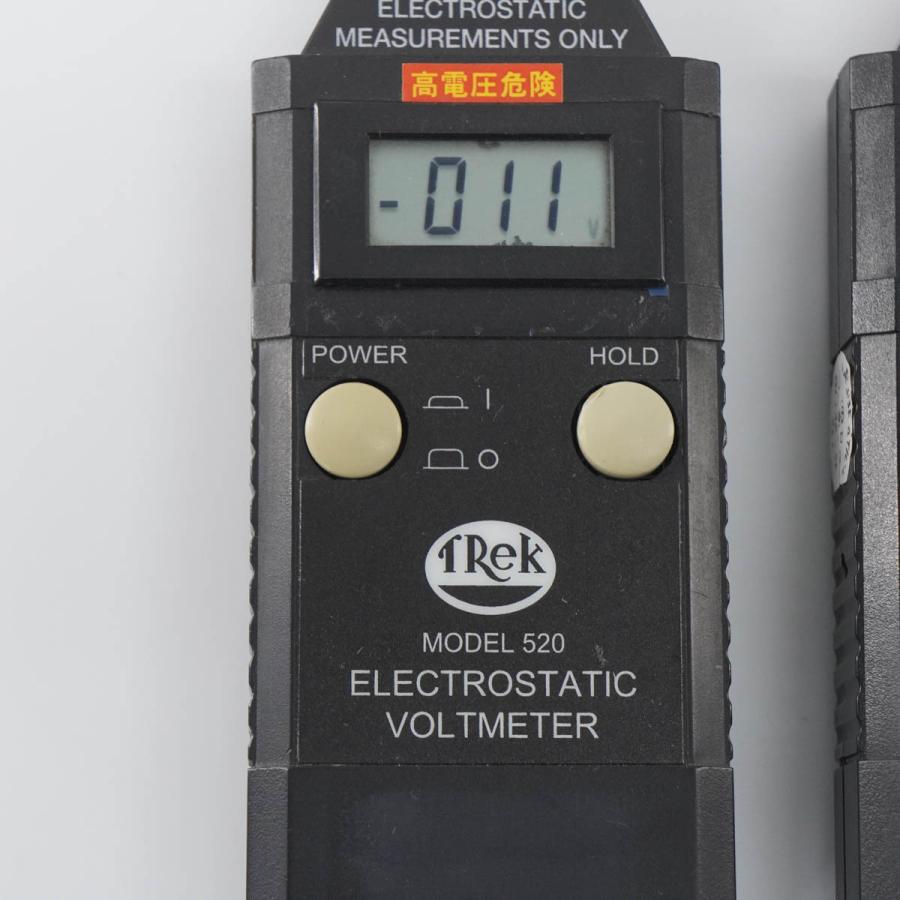 [JB]USED 現状販売 セット TREK 520 520-1 ELECTROSTATIC VOLTMETER 表面電位計[ST03677 ...