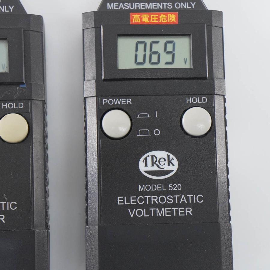 [JB]USED 現状販売 セット TREK 520 520-1 ELECTROSTATIC VOLTMETER 表面電位計[ST03677 ...