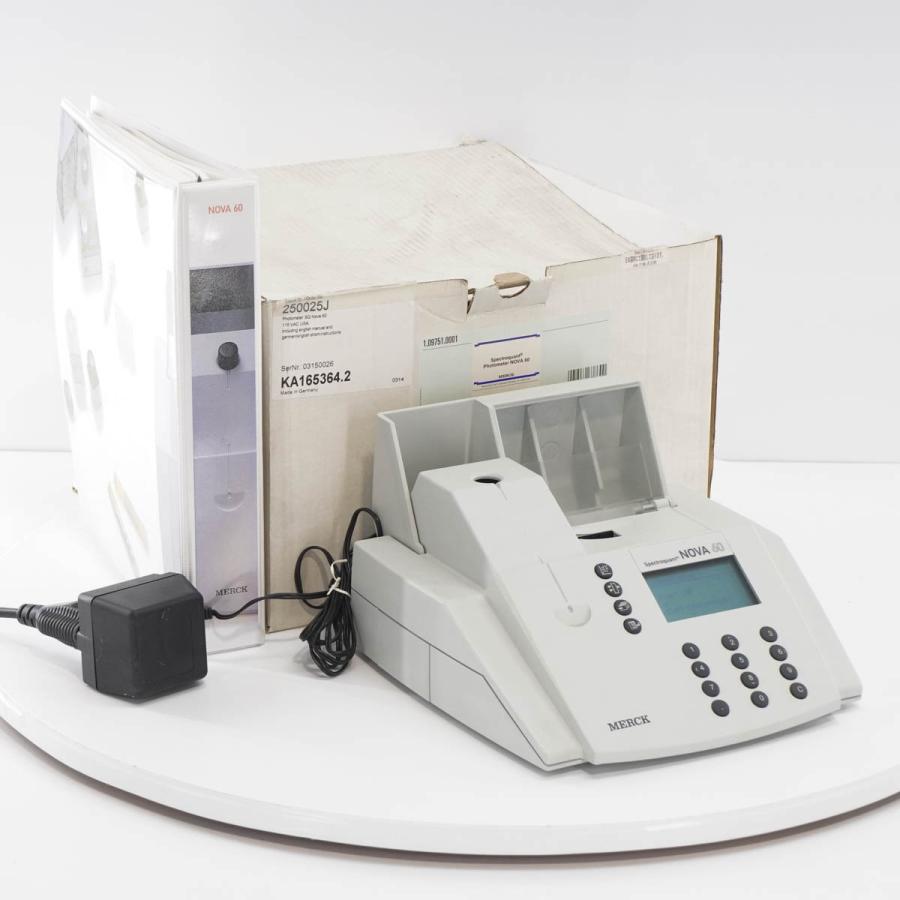 [DW]USED 8日保証 MERCK SQ NOVA 60 Spectroquant Photometer 分光光度計 ACアダプター 取扱 ...